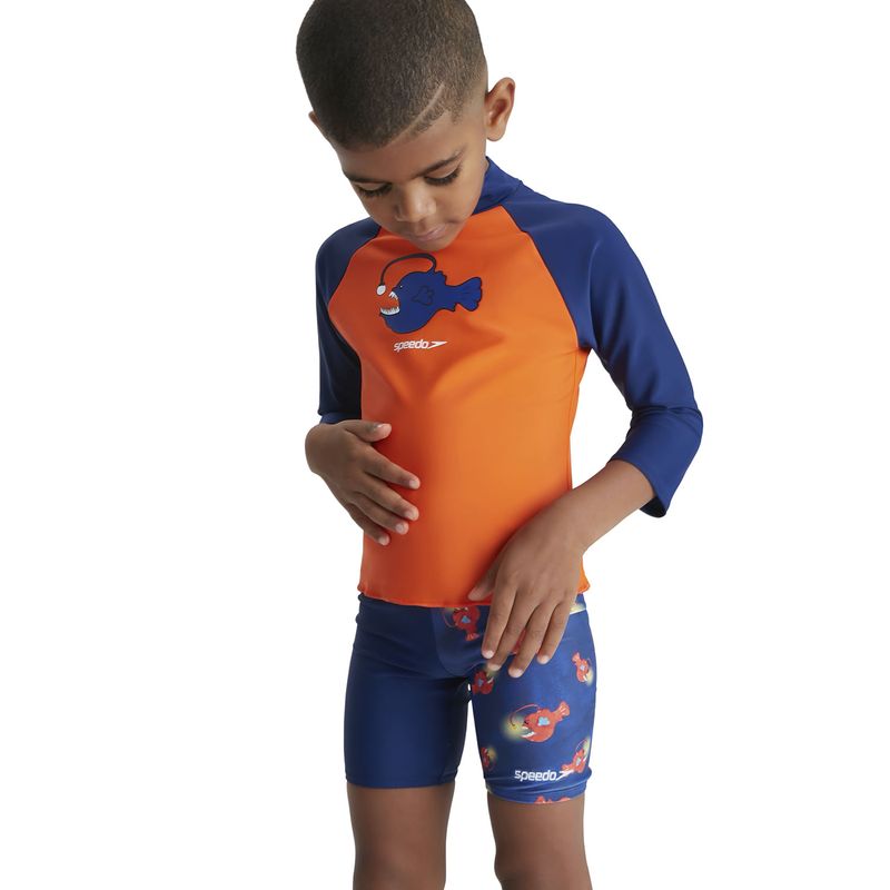 Playera de manga larga con estampado para niño | Speedo